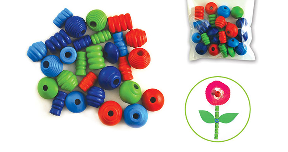 Beads to string - Various shapes and colors - Educatall Online Store