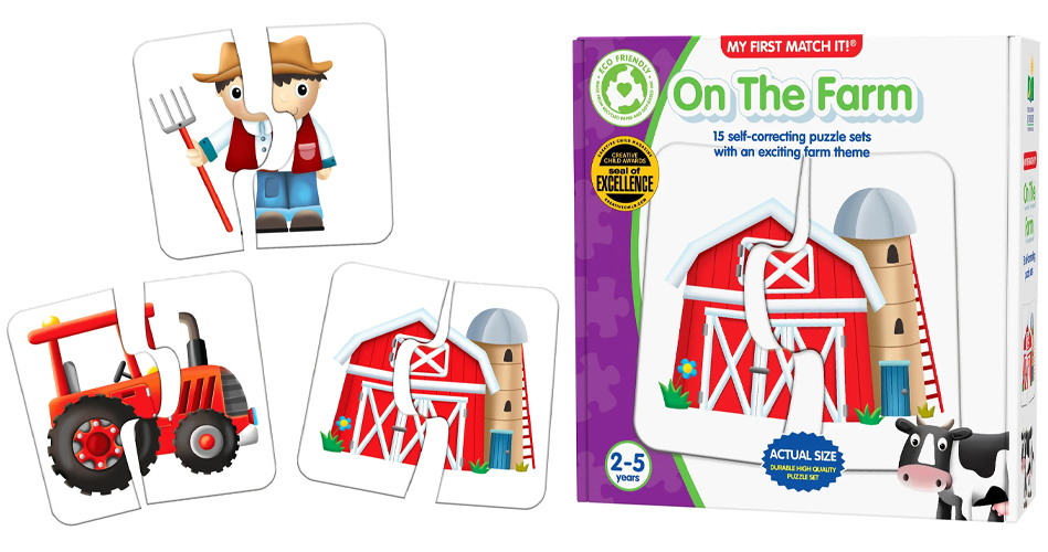 Mon premier jeu d'association – La ferme - Boutique Educatout
