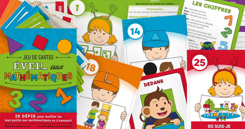 Jeux de cartes éveil aux mathématiques - Boutique Educatout