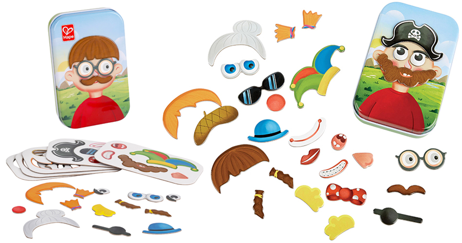 Visages rigolos magnétique– Hape - Boutique Educatout