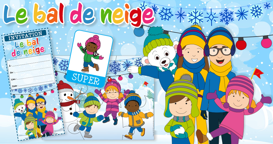 Le bal de neige, activités pour enfants. | Educatout