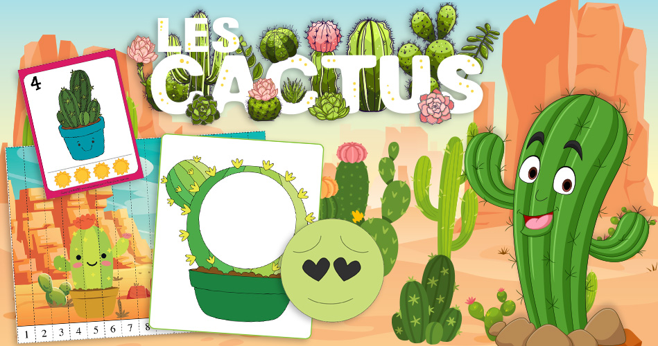 Les cactus, activités pour enfants | Educatout