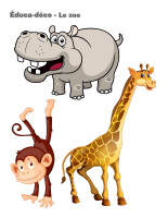 Le zoo, activités pour enfants. | Educatout