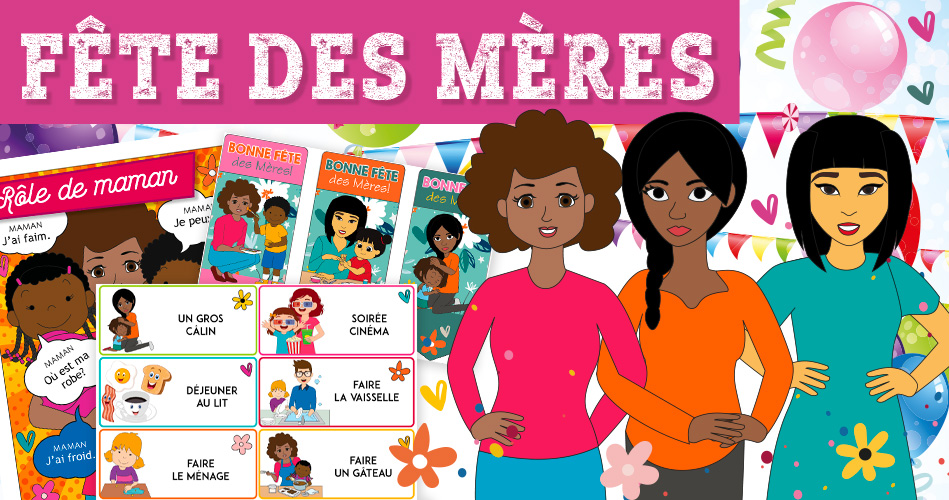 La fête des Mères, activités pour enfants. | Educatout
