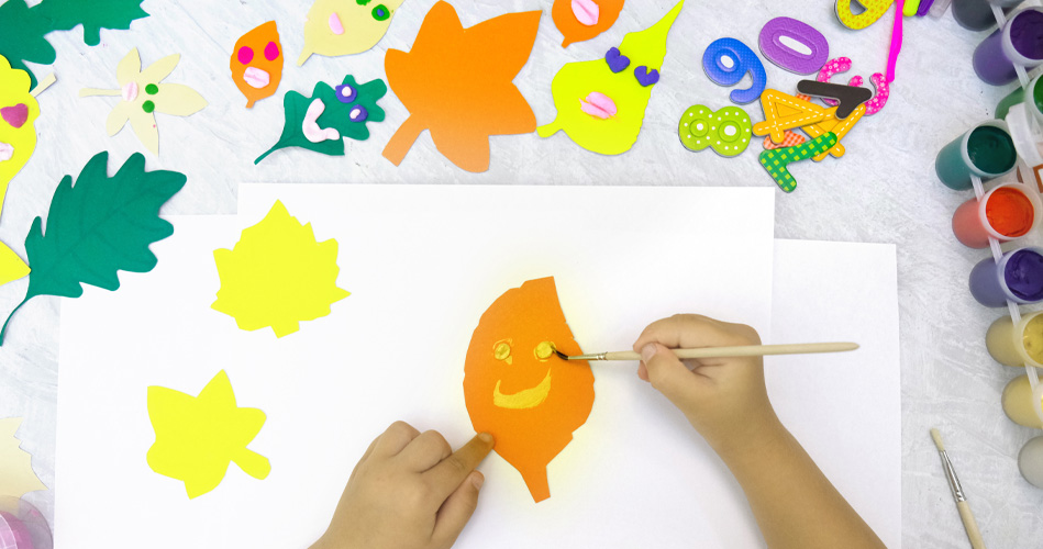 Feuilles d’automne et motricité fine | Educatout