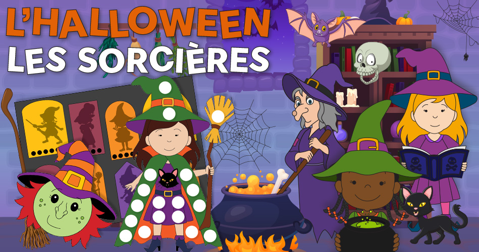 Halloween - Sosrcières | Educatout
