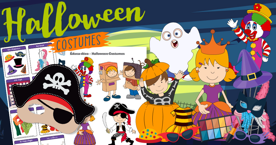 Halloween - Les costumes, activités pour enfants. | Educatout