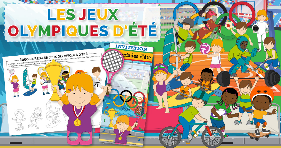 Jeux olympiques d’été 2024, activités pour enfants. | Educatout