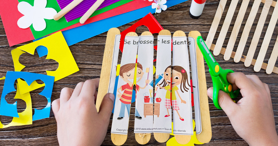 La routine : casse-têtes sur bâtons | Educatout