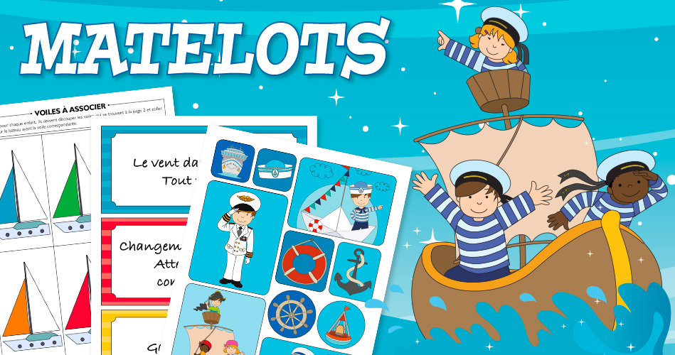 Les matelots, activités pour enfants. | Educatout