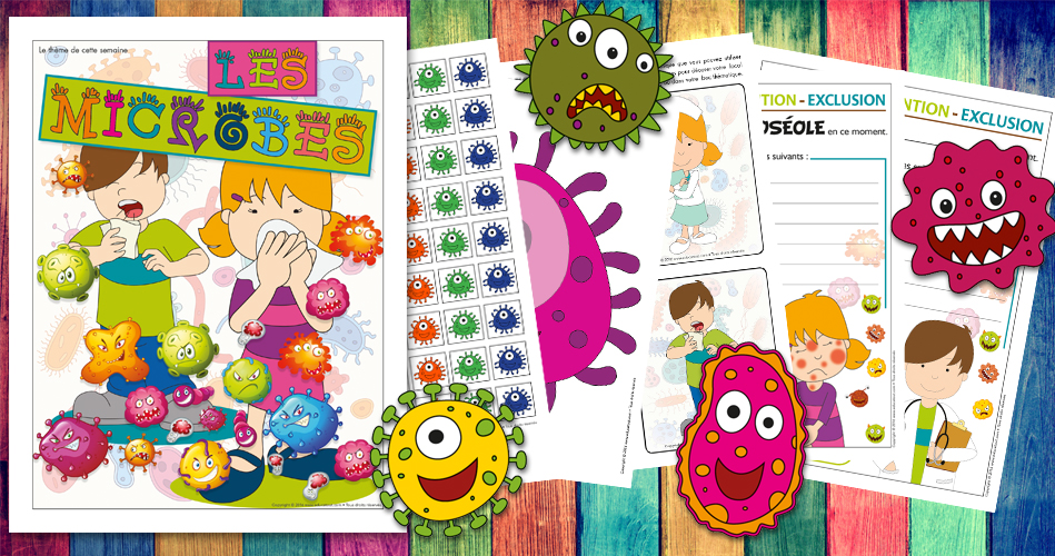 Les microbes, activités pour enfants. | Educatout