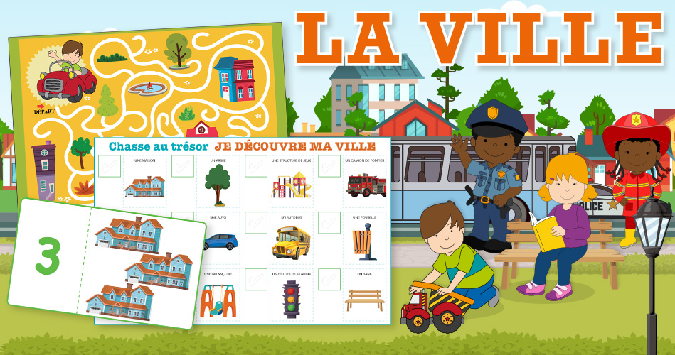 La ville, activités pour enfants. | Educatout