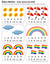 Les arcs-en-ciel, activités pour enfants. | Educatout